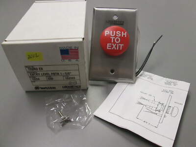 Locknetics 703 RD EX Entry Level Push Button to Egress | eBay