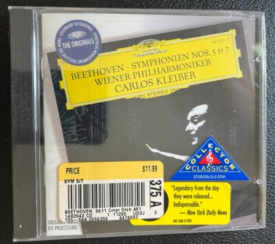Beethoven Symphonies 5/7 Kleiber 1996 Deutsche Grammophon CD DG Sealed ...