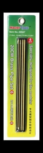 TRUMPETER 09947 P9947 Model Craft Master Tools 20cm Brass Pipe Set 6 ...