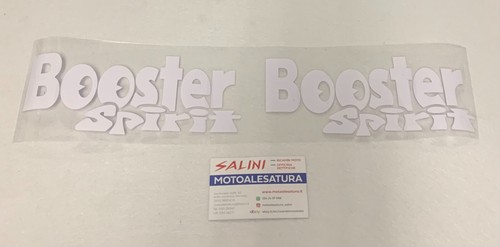 Série Adhésifs Stickers Compatible MBK Booster Spirit - Blanc - 2 ...