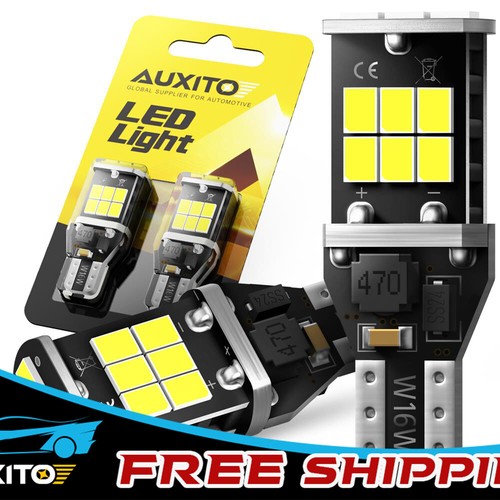 NEW 921 2PCS 912 LED Light Reverse Error Canbus Free T15 Car Backup ...