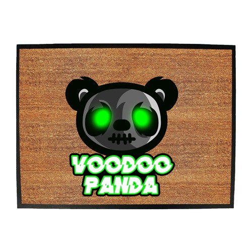 Voodoo Panda Rave - Shed Bar Man Cave Novelty Funny Gift Door Mat ...