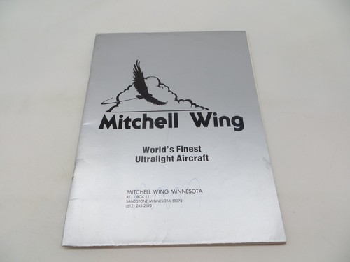 Mitchell Wing World's Finest Ultralight Aircraft vtg experimental ...
