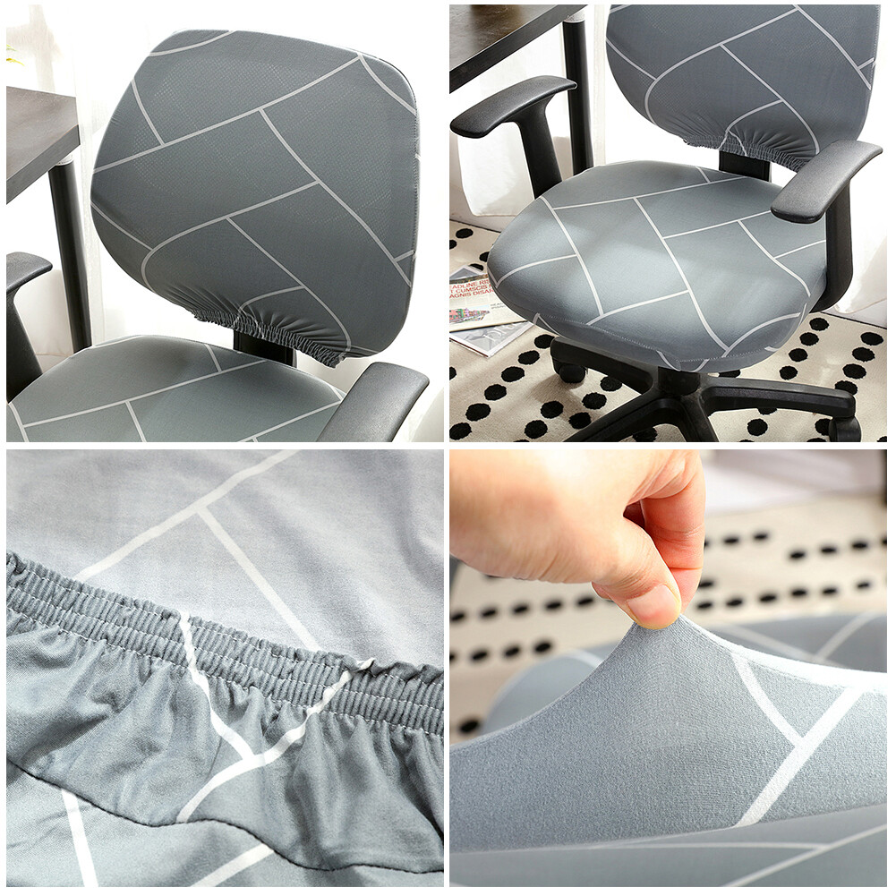 Office Chair Cover Stretch Computer Chair Slipcover for Desk Chairs | eBay