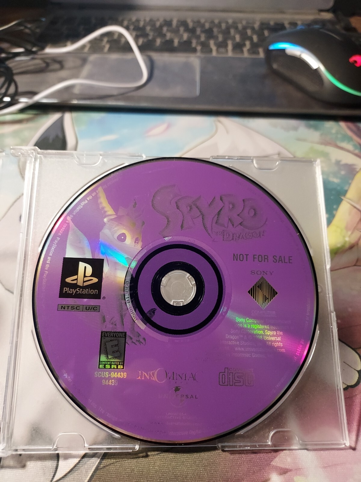 Spyro the Dragon Demo Not For Sale (PlayStation 1, 1998) Disc Only ...
