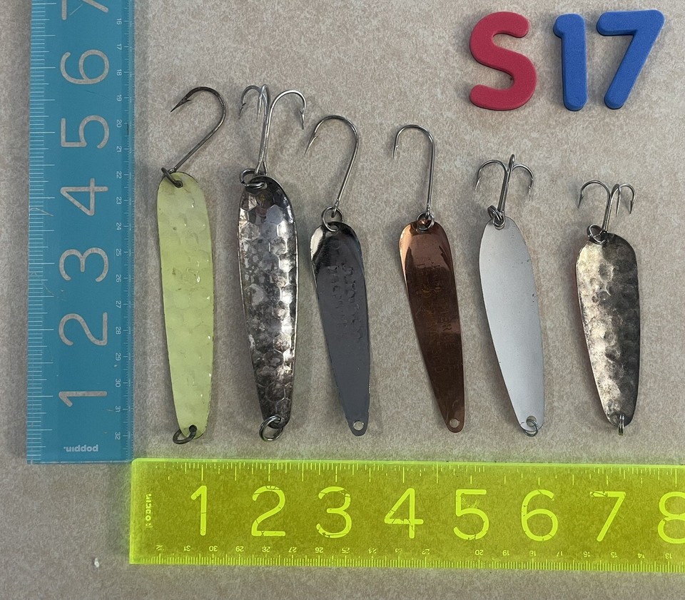6-Fishing Flutter Spoons | eBay
