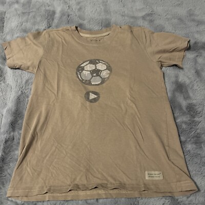 Life is Good Soccer Cotton Short Sleeve Youth T-shirt size Boys L, 10 ...