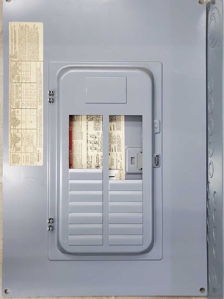 Square D QOC24US Load Center Panel 125A 24 Space Enclosure | eBay