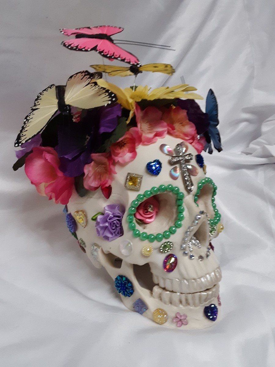 Day Of The Dead Mexican Art 870+ Artwork Mexican Sugar Skull Painting