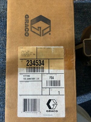 GRACO - 234534 FITTING TEE, SANITARY, 3X | eBay