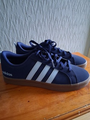 Adidas Mens Trainers Navy Blue Light Blue Stripes UK 10 | eBay UK