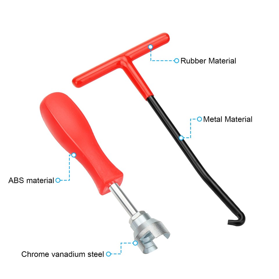 2PCS Brake Spring Removal Installation Tool Set w/ T-Handle Exhaust ...