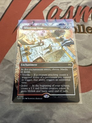 MTG Windcrag Siege Borderless - TDM 0392 NM - MTG Magic Regular! | eBay