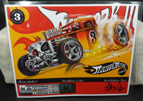 Hot Wheels Nuclear Minds Boneshaker 2022 E-Sheet | eBay