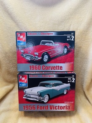 Lot of 2 AMT ERTL Model Car Kits 1/25 NIB - 31541 60’ Corvette 56 ...