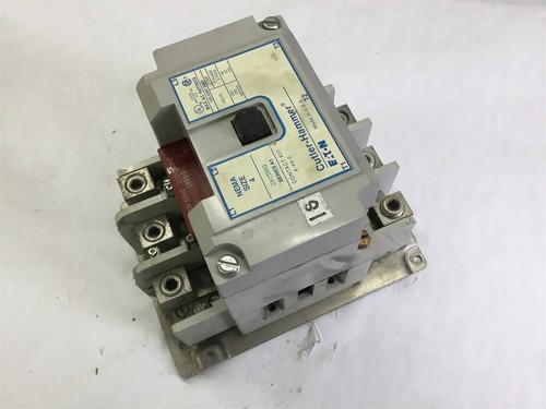 Cutler-Hammer Cn15Nn3 Nema Size 4 Contactor 460 Volts @ 100 Hp 3P 120 ...