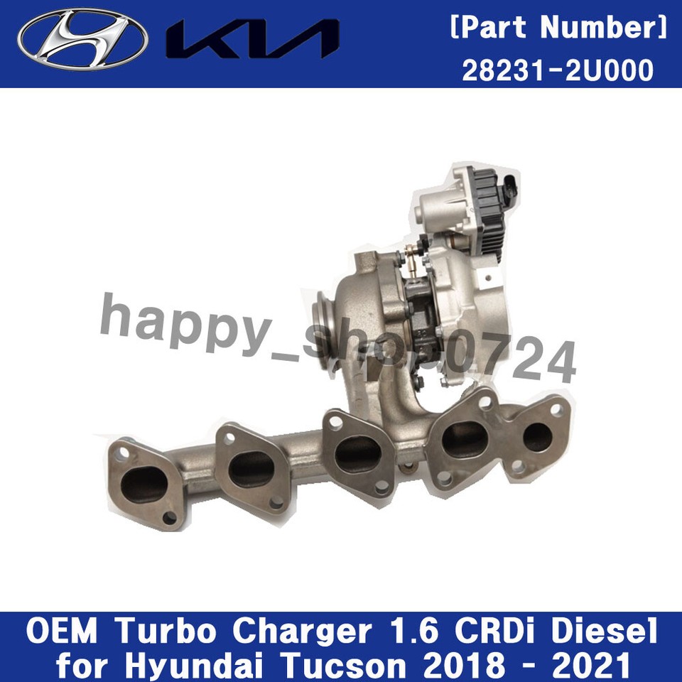 282312U000 OEM Turbo Charger 1.6 CRDi Diesel for Hyundai Tucson 2018 ...