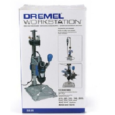 Dremel 220-01 Rotary Tool Workstation Drill Press Work Station w Wrench ...