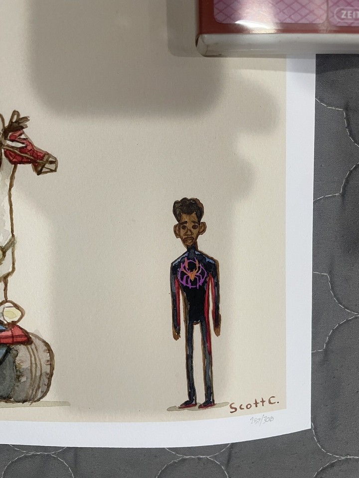 great showdowns By scott c Campbell Spider Man Across The Spider-verse ...