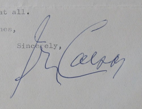 Irving Caesar Lyricist Autographed 1972 TLS Typed Letter Signed PSA/DNA ...