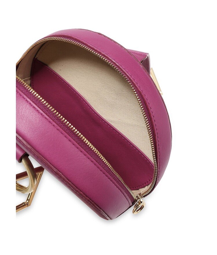 Tara Zadeh Azar Leather Clutch Fuchsia Retail $570 Made In Spain | eBay