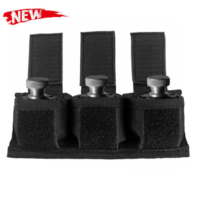 Revolver Triple Speedloader Pouch Fits .22 .38 .357 .44 Mag 5 & 6 Shots ...