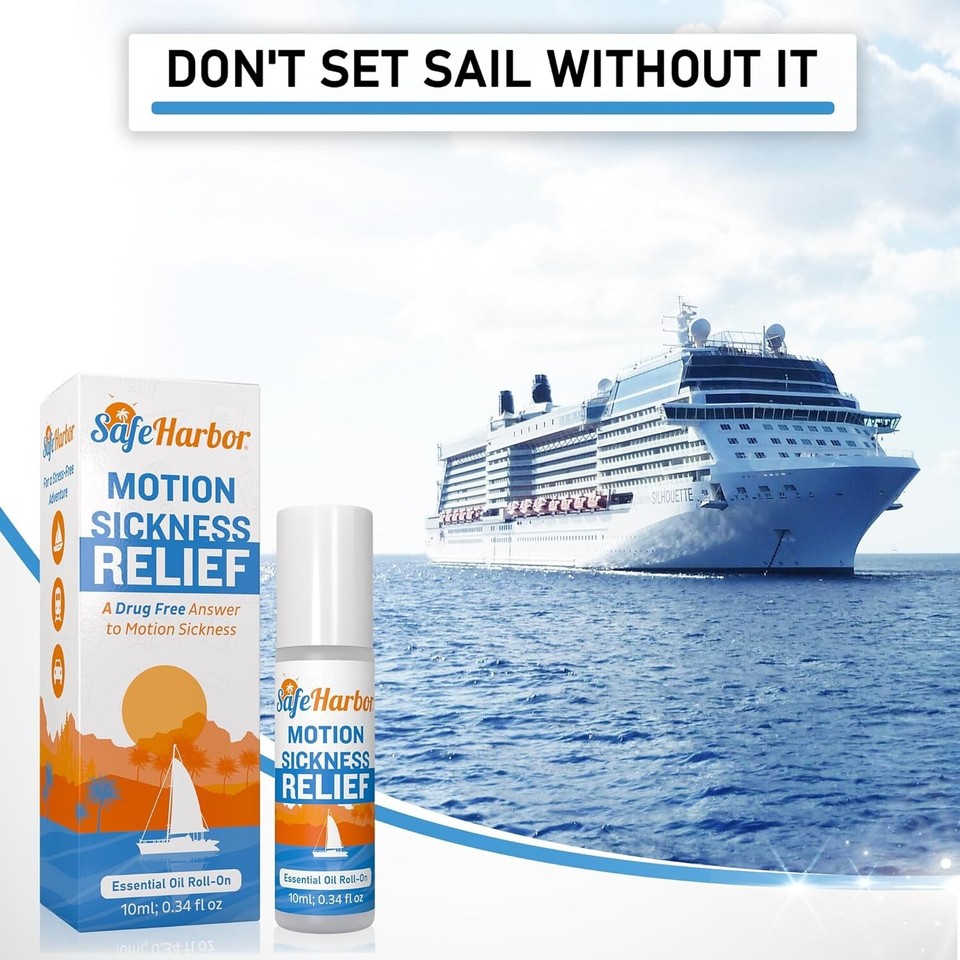 MOTION SICKNESS RELIEF ROLL-ON | ANTI NAUSEA ESSENTAIL OIL FOR SEA ...