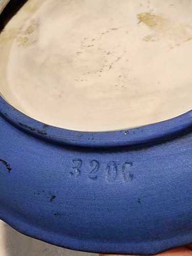 SCHAFER VATER BLUE JASPERWARE NATIVE AMERICAN CHIEF BROKEN ARM SIOUX ...