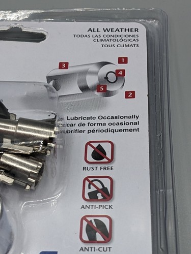 3 Chateau C480 EZ Cylinder Locks With Keys - Mini Storage Lock for sale ...