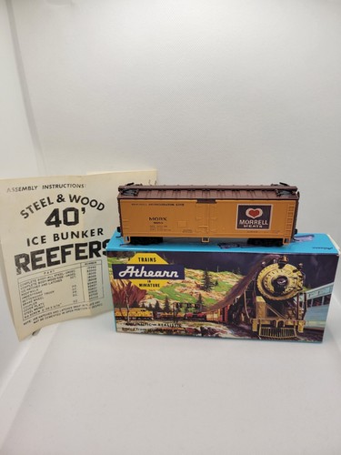 Athearn 40 Ft ice bunker Reefer Morrell Meat HO NEVER RUN vintage | eBay