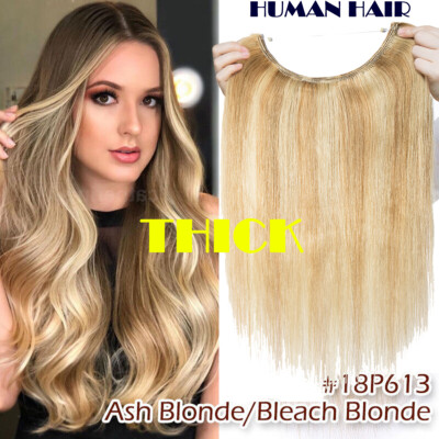 Real Invisible Wire In Human Hair Extension Secret Hidden Extensions ...