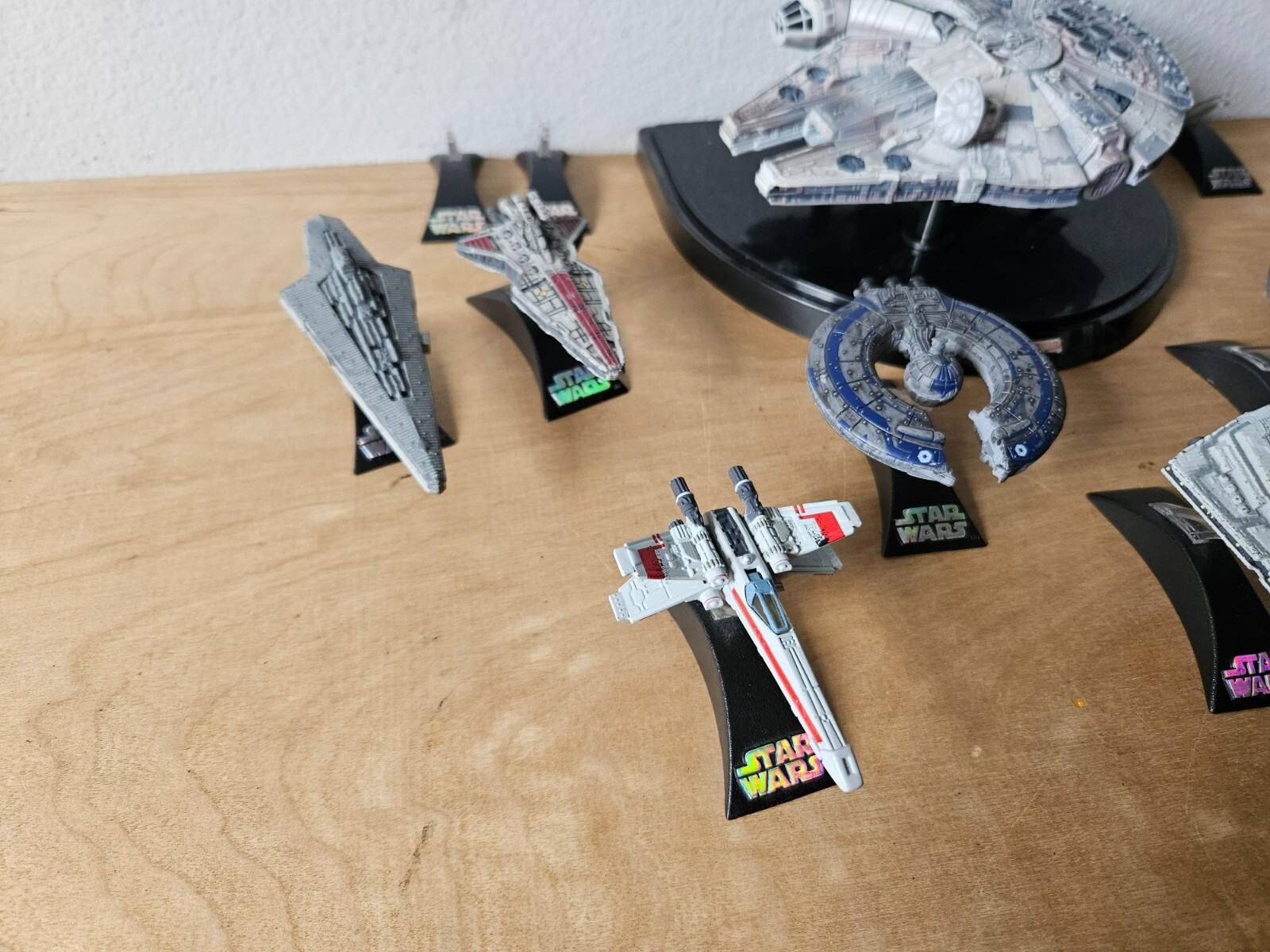 Star Wars Titanium Series 2016 Lot of 10 Millennium Falcon Death Star X ...