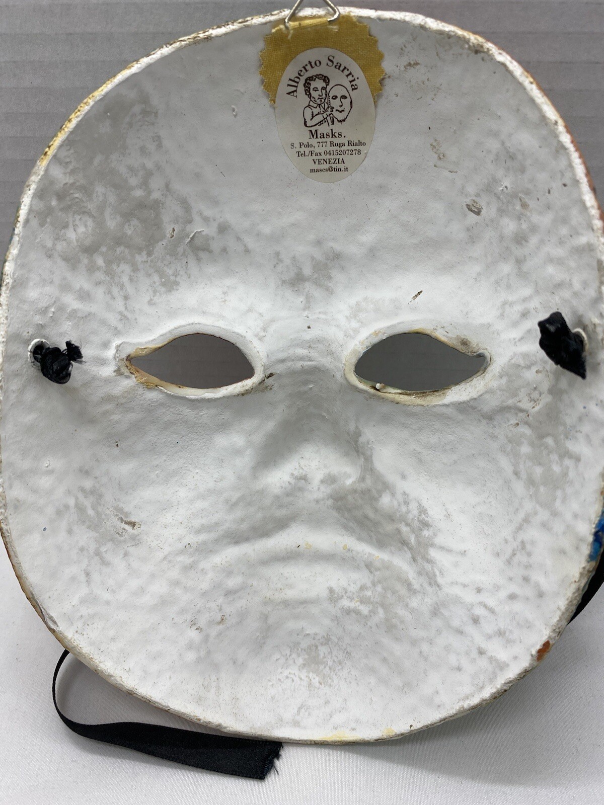 Alberto Sarria Venezia Hanging Papier Mache Full Face… - Gem