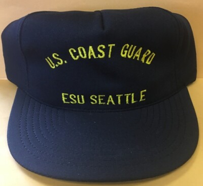 New USCG US COAST GUARD baseball hat/cap ESU SEATTLE WASHINGTON | eBay