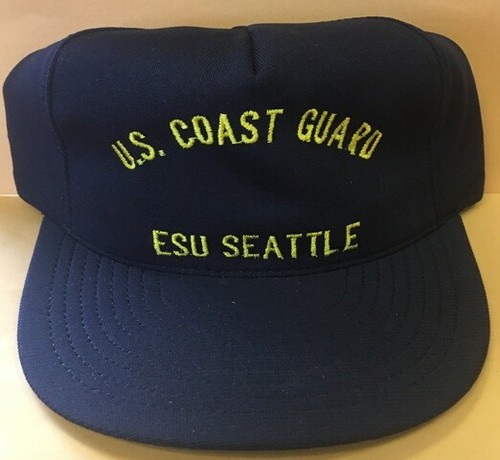 New USCG US COAST GUARD baseball hat/cap ESU SEATTLE WASHINGTON | eBay