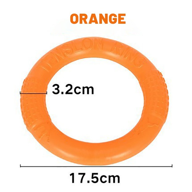 Dog Chew Ring Toy – Indestructible, Flying, Floating Fetch Training Fun ...