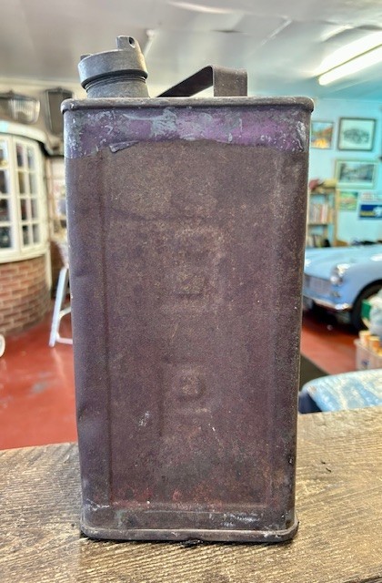 Motor BP Spirit 2 Gallon Petrol Fuel Oil Can Tin Motor Spirit ...