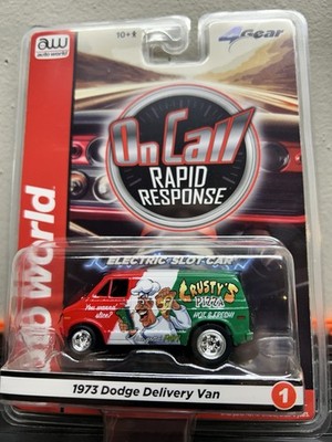 AUTOWORLD DODGE DELIVERY PIZZA VAN HO SCALE ON CALL RAPID RESPONSE | eBay
