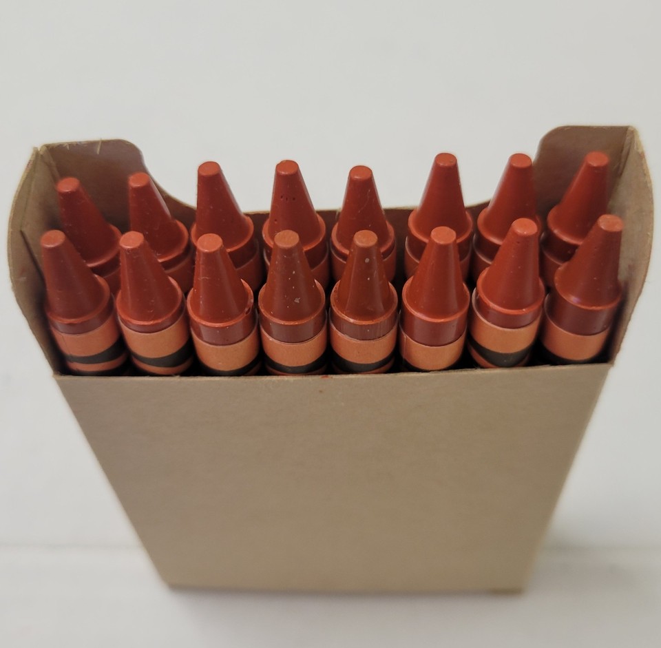 32ct Crayola Crayons (Mahogany)Single Color Bulk Lot Wax Melting | eBay UK