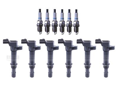 Denso 6 Ignition Coil 6 Iridium Long Life Spark Plug 0.032 Kit For 3.7L ...