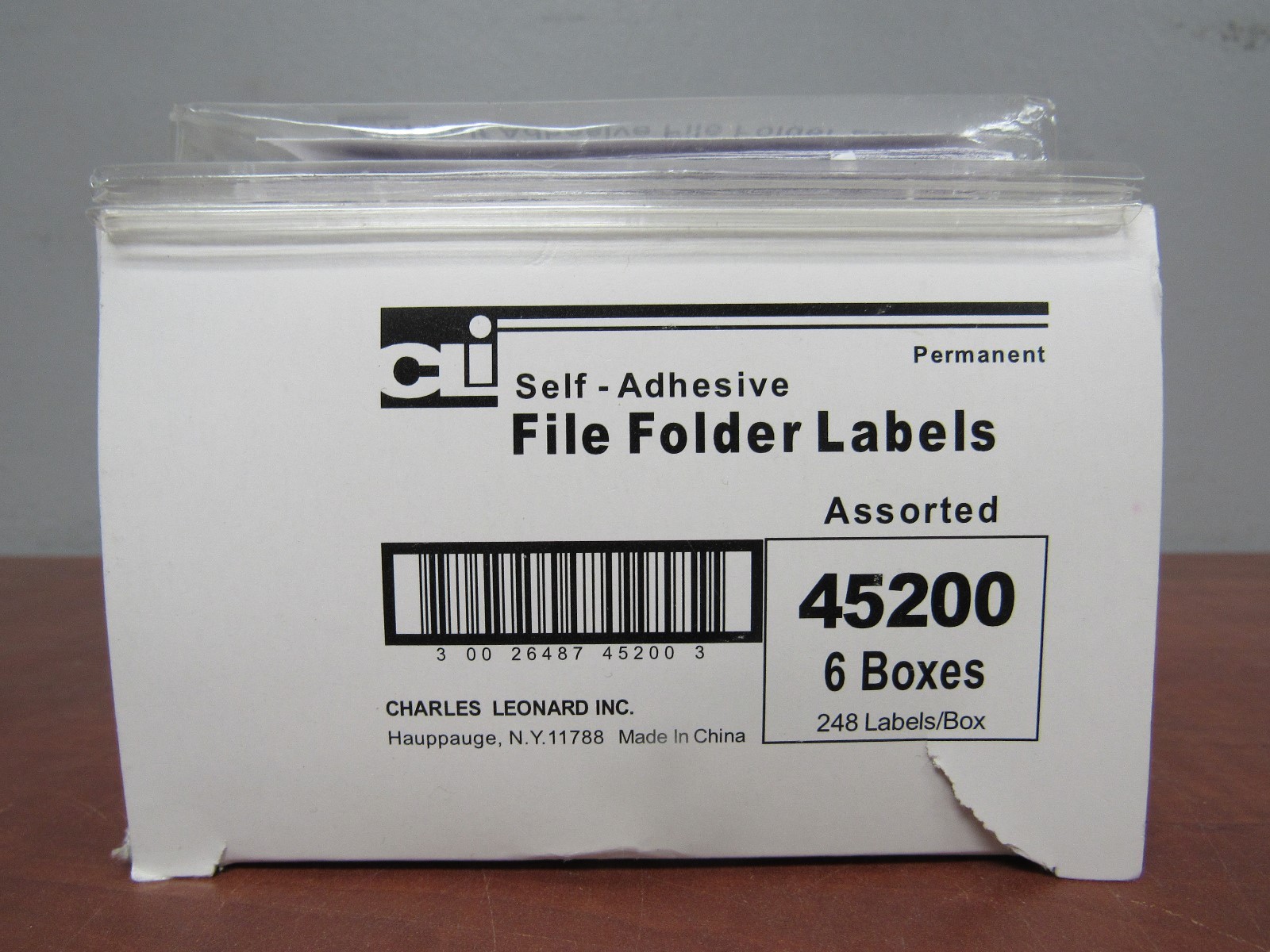 7 Packs CLI 45200 Self-Adhesive File Folder Color Labels 9/16 x 3 7/16 ...