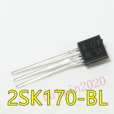 5pcs 2SK170-BL K170BL 2SK170 3 Pins DIP Original TOSHIBA FET-ca #98/7 ...