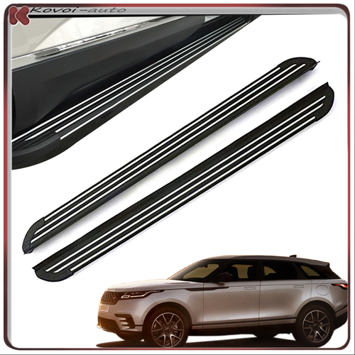 2Pcs Running Board Side Steps Pedal Nerf Bar Fits for Land Rover Velar ...