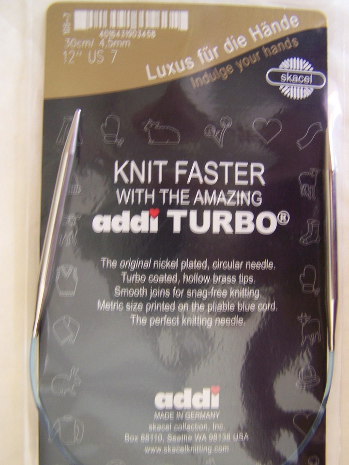 Addi TURBO Circular Knitting Needles 12" Selected Sizes | eBay