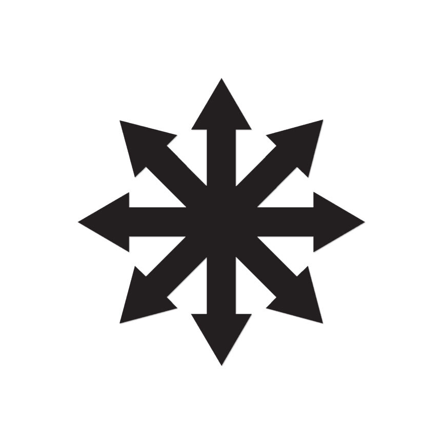 Chaos Symbol Drawing DuskTilDawnPaintingTutorials | Working On A Chaos