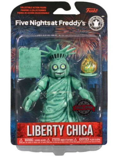 Funko FNAF Five Nights at Freddys Liberty Chica Action Figure Exclusive ...