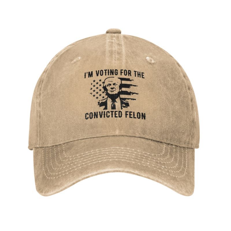 I'm Voting for The Convicted Felon Casquette Hat Baseball Cap MAGA 4547 ...