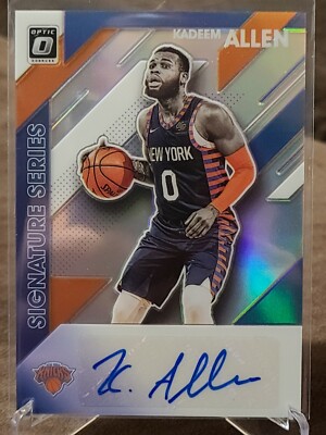 2019-20 Donruss Optic Kadeem Allen Holo Signature Series Auto | eBay