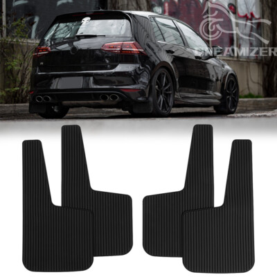 4x Mud Flaps Splash Guards Mudflaps For VW Golf Mk4 MK6 MK7 MK7.5 MK8 R ...