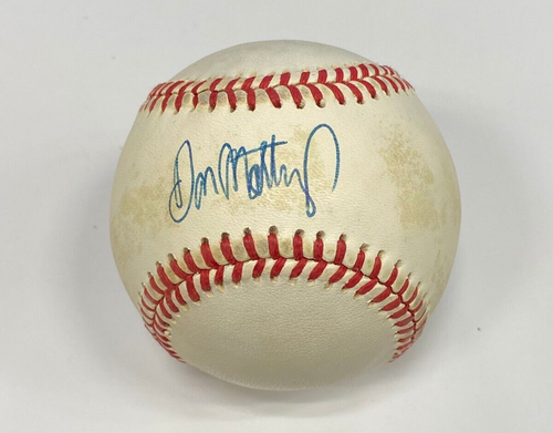 Don Mattingly Autographed Game Used Baseball M20-30 | eBay